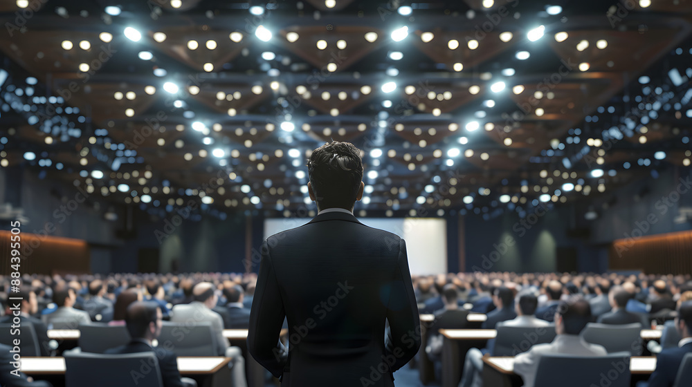 group of people in formal dressing suit as audience at large modern ...