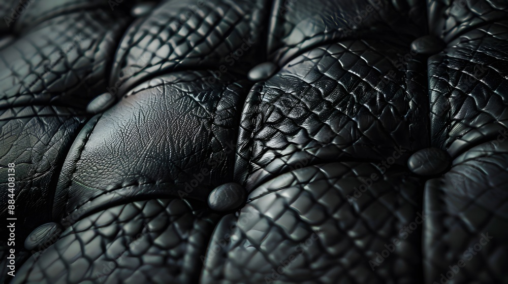 Leather texture surface with luxury seamless sewing thread diamond ...