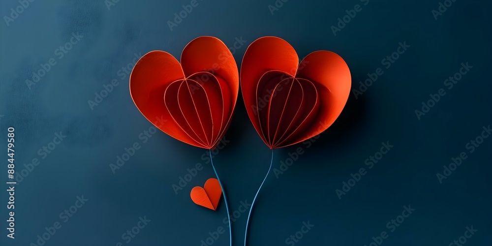 Paper organ symbols represent organ donation and transplantation ...