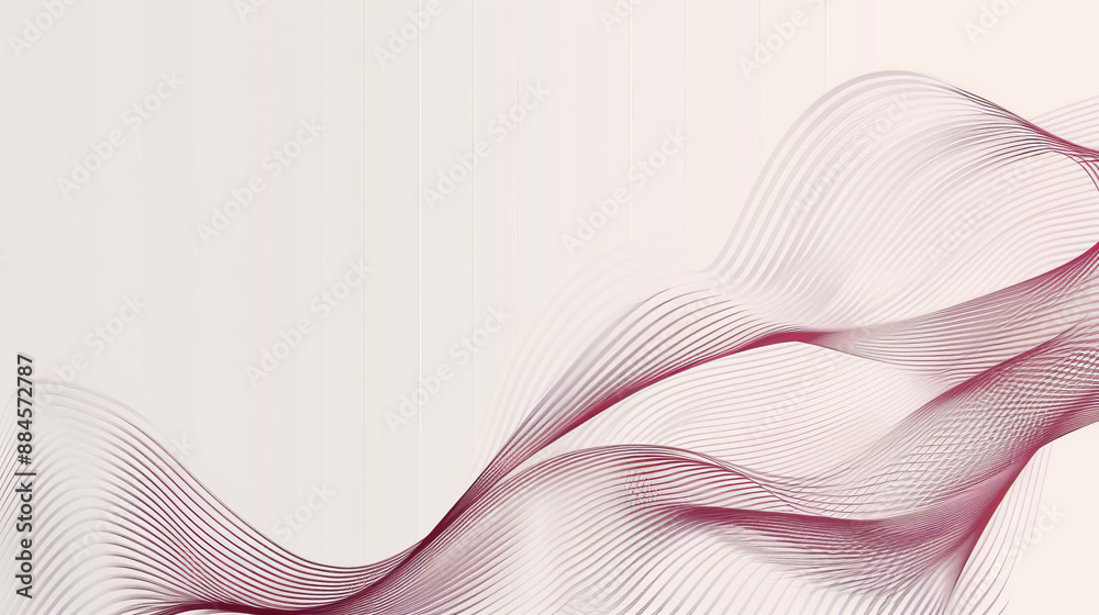 Modern design set with maroon line patterns for covers, backgrounds ...