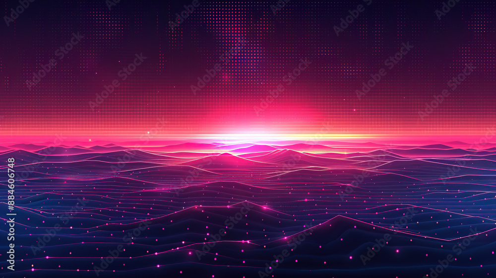 Dither bitmap texture. 8 bit electronic arcade game graphic, horizontal ...