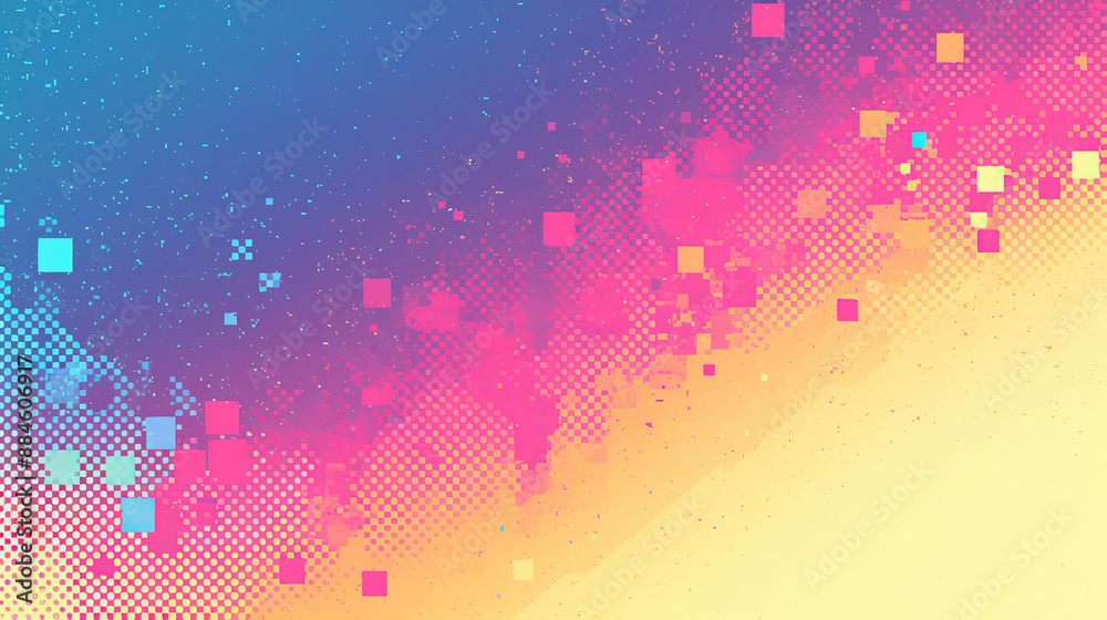 Dither bitmap texture. 8 bit electronic arcade game graphic, horizontal ...