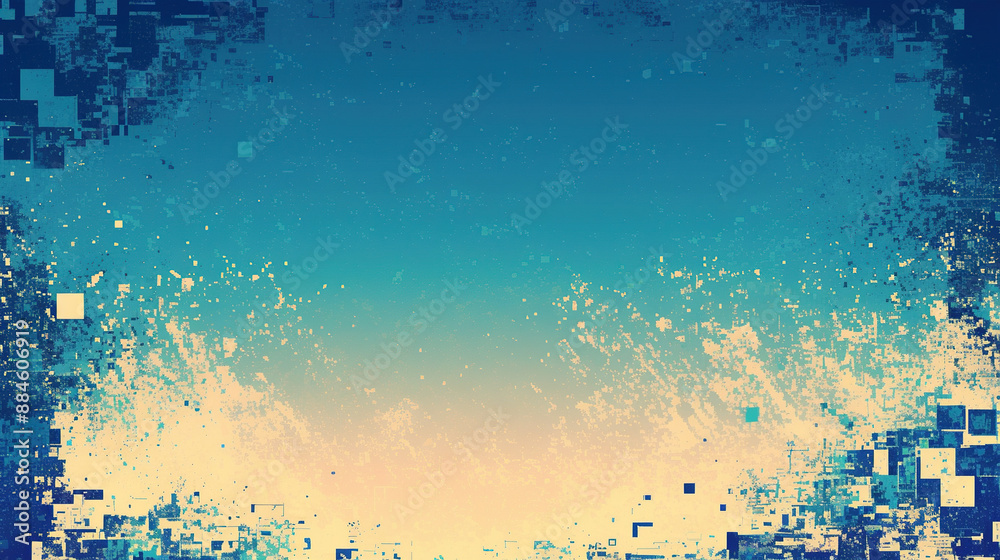 Dither bitmap texture. 8 bit electronic arcade game graphic, horizontal ...