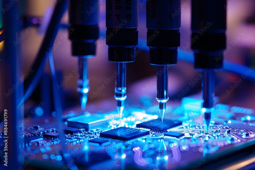 Microscopic Marvels: Detailed HD Views of Semiconductor Chips and ...