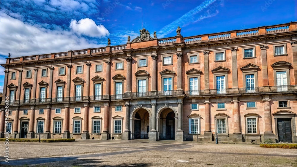 Majestic Royal Palace of Capodimonte in Naples, Italy , grand, historic ...