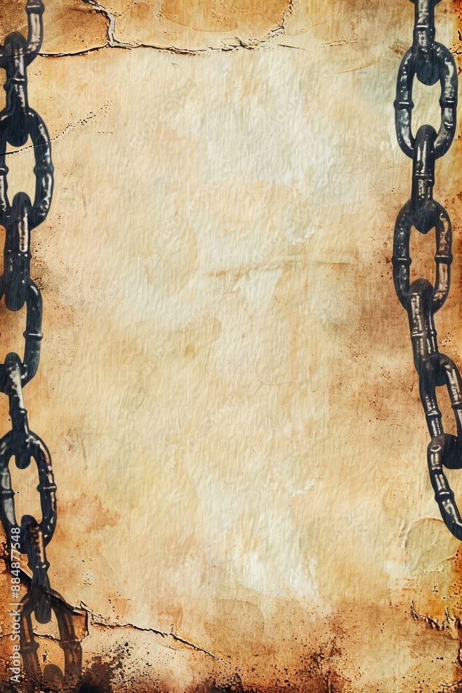 watercolor vintage scrapbook junk journal page, copy space in center ...