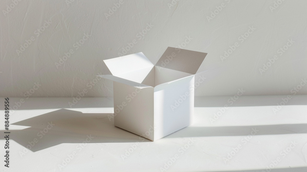 Cardboard box isolated over white background. cardboard box, isolated ...