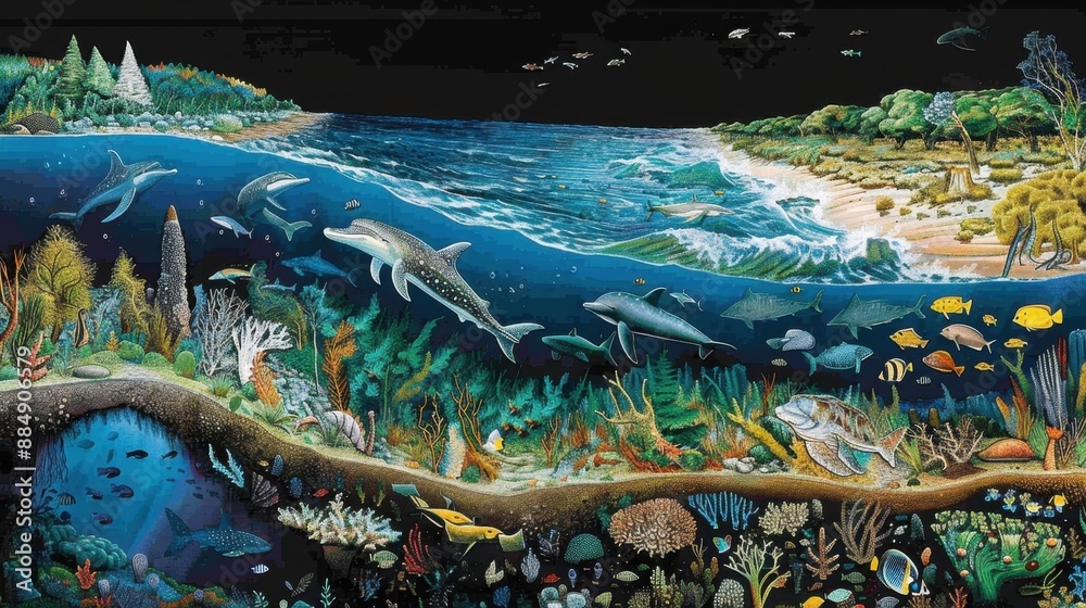 Ecosystems: Interconnected communities of life forms interacting with ...