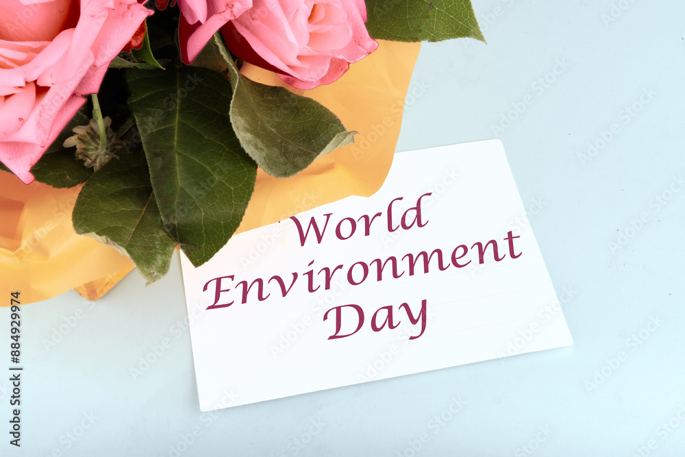 World Environment Day, Importance of protecting nature. Concept. World Environment Day on a ...