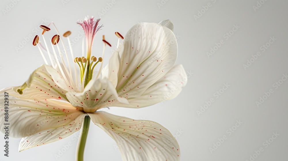 Visual guide the anatomy of a flower highlighting petals sepals stamen ...