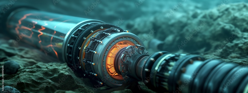 cross-section Submarine cable Stock Photo | Adobe Stock