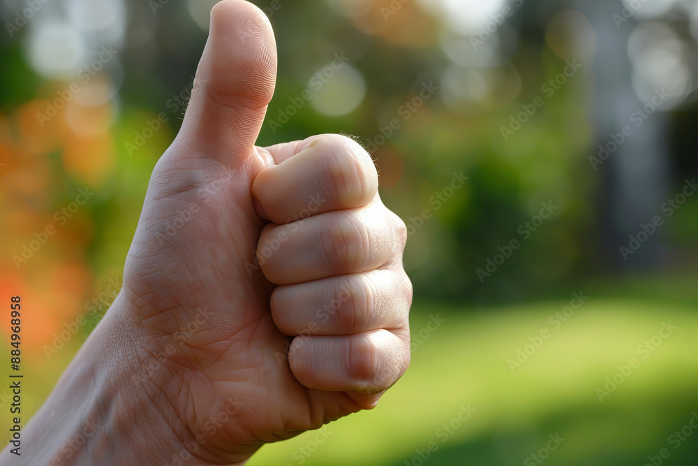 High-Resolution Close-Up Images of Thumbs Up Gesture for Social Media ...