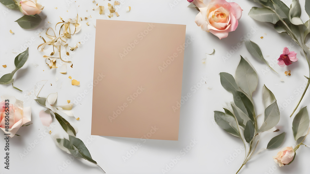 Note paper. Blank sheet, piece of paper and notebook page. Templates ...