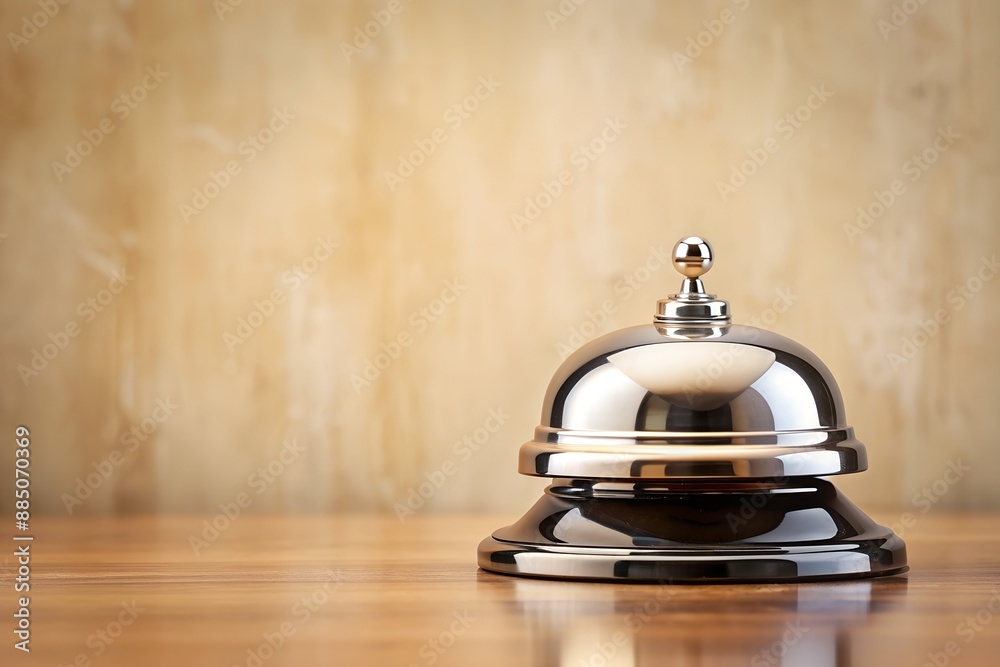beautifully restored antique silver front desk call bell sits proudly ...