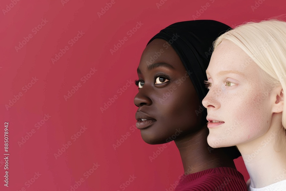 Group of Beautiful Woman of Different Ethnicity and Backgrounds ...