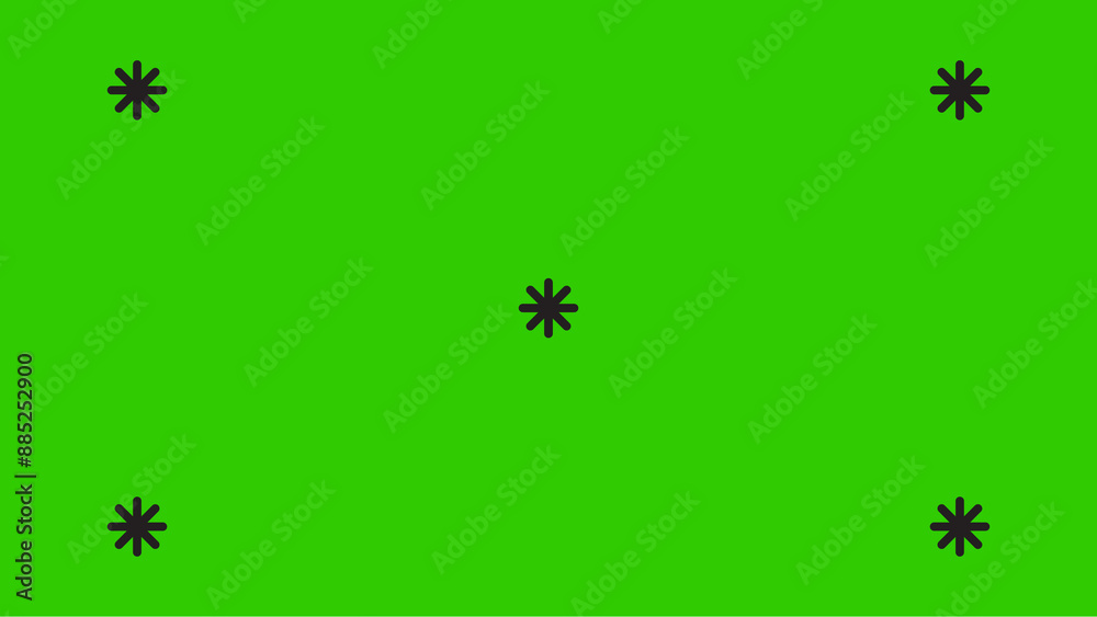 Green screen background, VFX motion tracking markers. Art design green ...