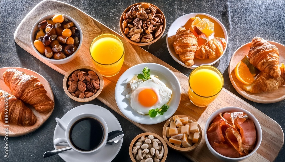 breakfast buffet full english and continental large selection of brunch ...