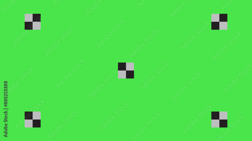 Green screen background, VFX motion tracking markers. Art design green ...