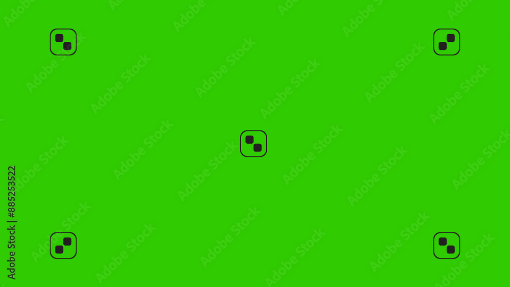 Green screen background, VFX motion tracking markers. Art design green ...