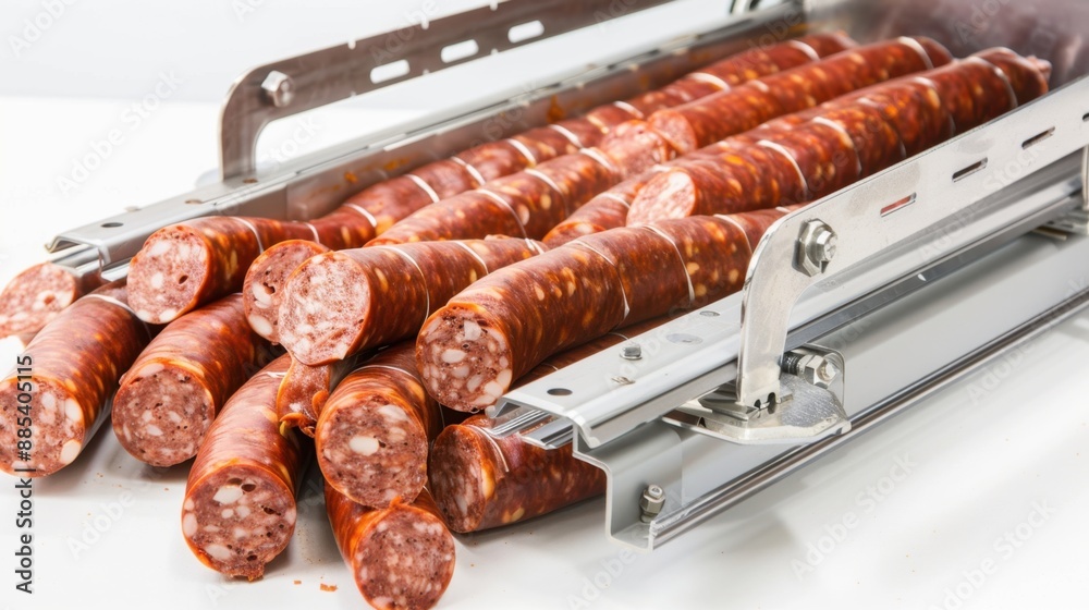 Sausage linking machine designed for creating consistent links of ...