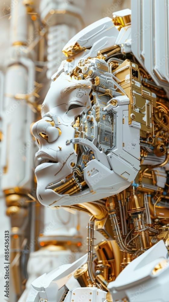 Craft a digital masterpiece revealing the fusion of psychological ...