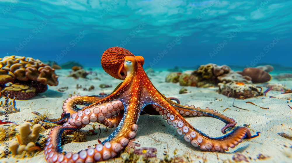 Octopus vulgaris is a cephalopod mollusc of the order Octopoda. It is ...