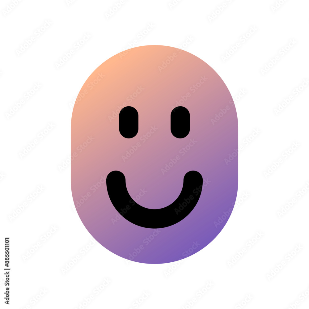 Editable vector user facial recognition icon. Part of a big icon set ...