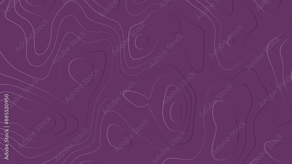 Topographic gradient line map. Abstract circle lines background ...