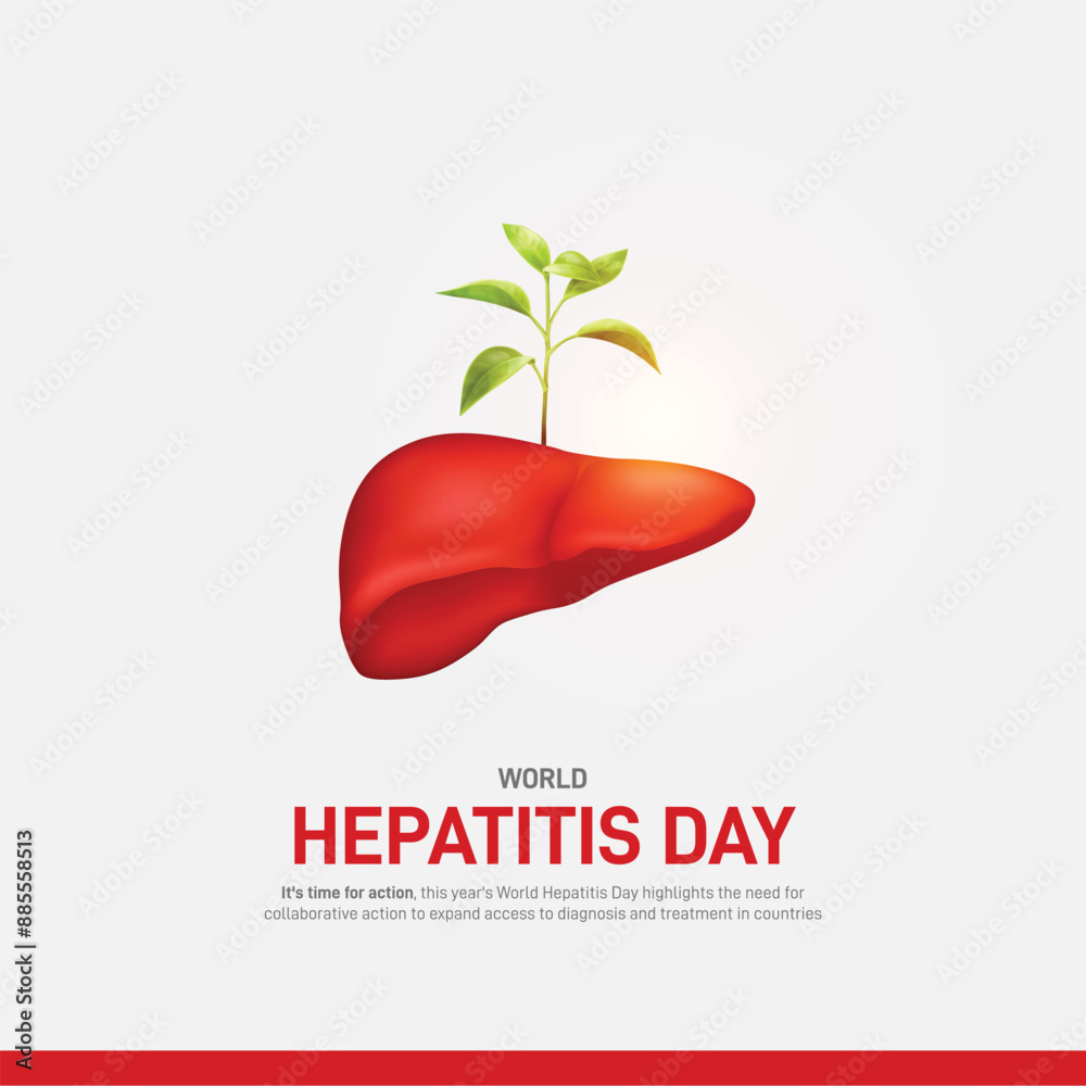 World Hepatitis Day. World Hepatitis Day 2024 creative banner, poster ...