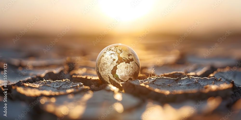 The Earth's Struggle Against the Intense Heat of the Sun A Symbol of ...