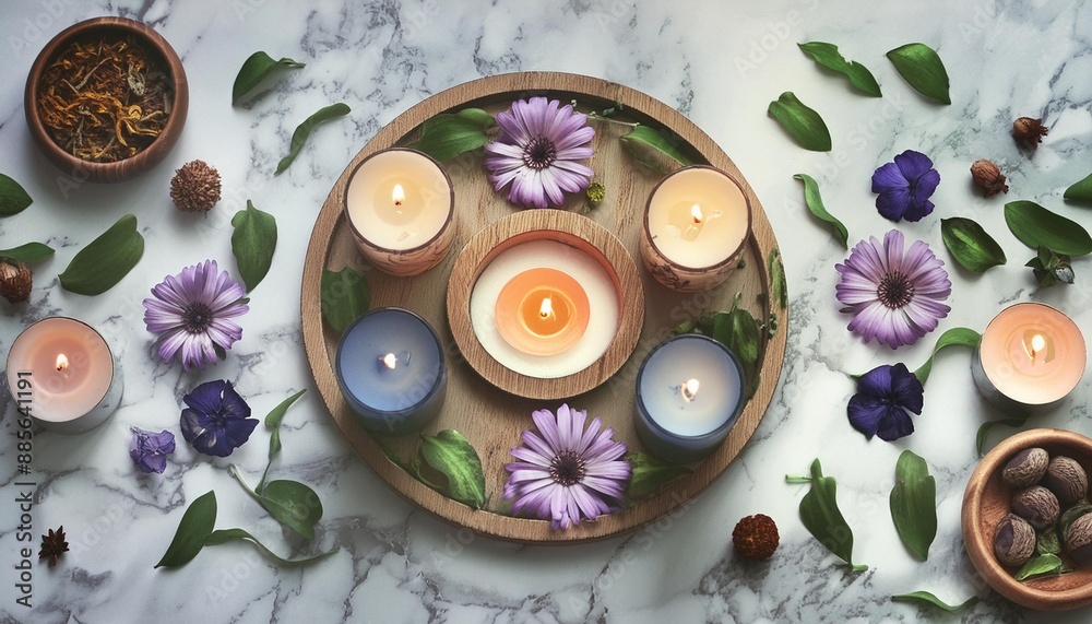 altar for summer solstice litha wiccan holiday wheel of the year with ...