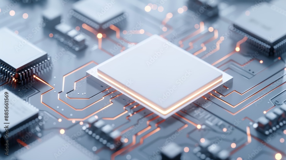 Technical blueprint, detailed engineering setup, flat design ...