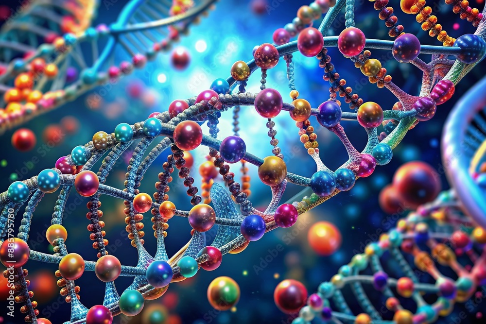 Vibrant 3D model of the human genome illustrates chromosomal structures ...
