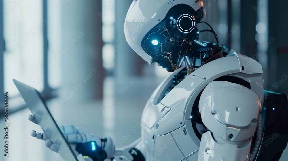 artificial intelligence assistance concept, AI technology innovation ...