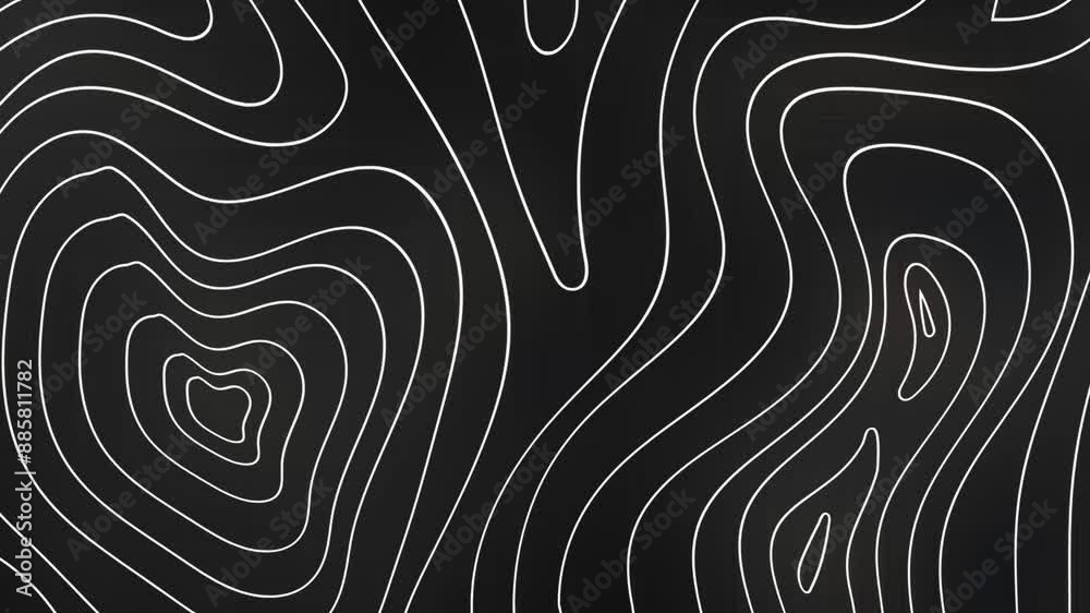 contours Geographic mountain topography vector illustration ...