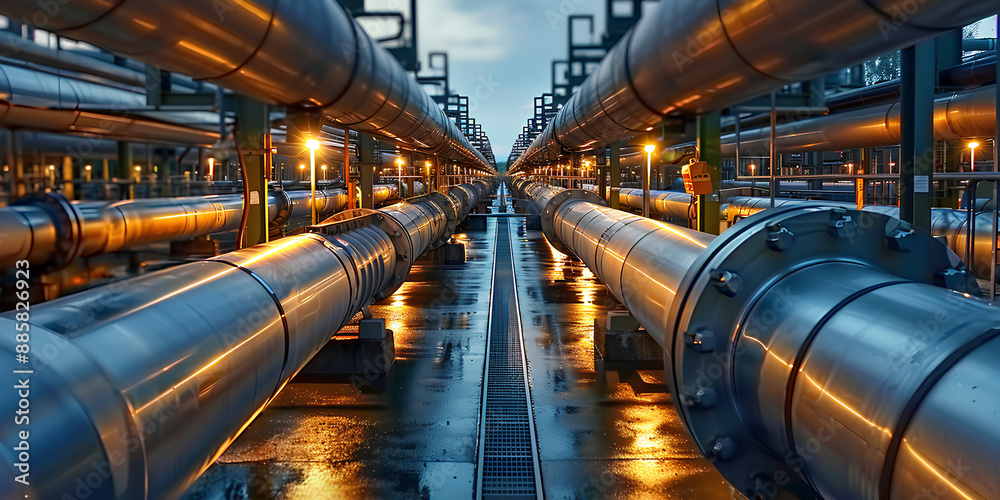 Transporting CO2 through industrial pipes for underground storage A ...