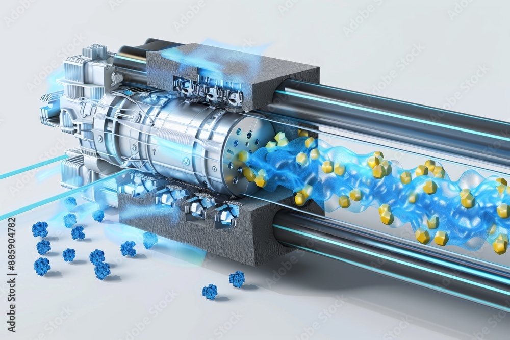 A detailed diagram of a lithium-ion battery, showing the anode made of ...