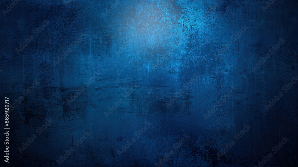 dark blue background texture with black vignette in old vintage ...