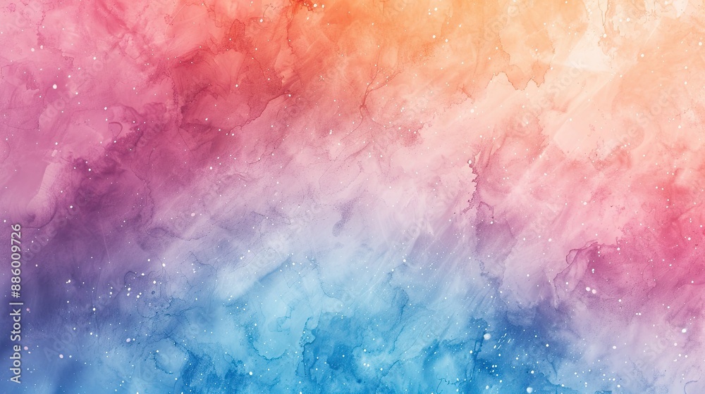 Shimmering texture flat design side view magical theme water color ...