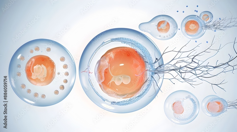 Detailed of Embryo Development Stages and Embryology or Embryogenesis ...