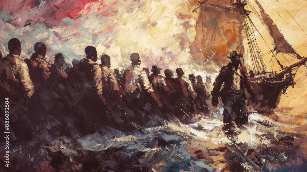 ภาพประกอบสต็อก International Slave Trade Remembrance Day marks the ...