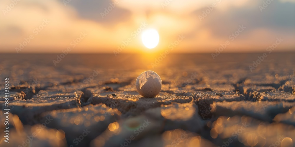 Earth's Struggle with Intense Heat from the Sun as a Symbol of Global ...