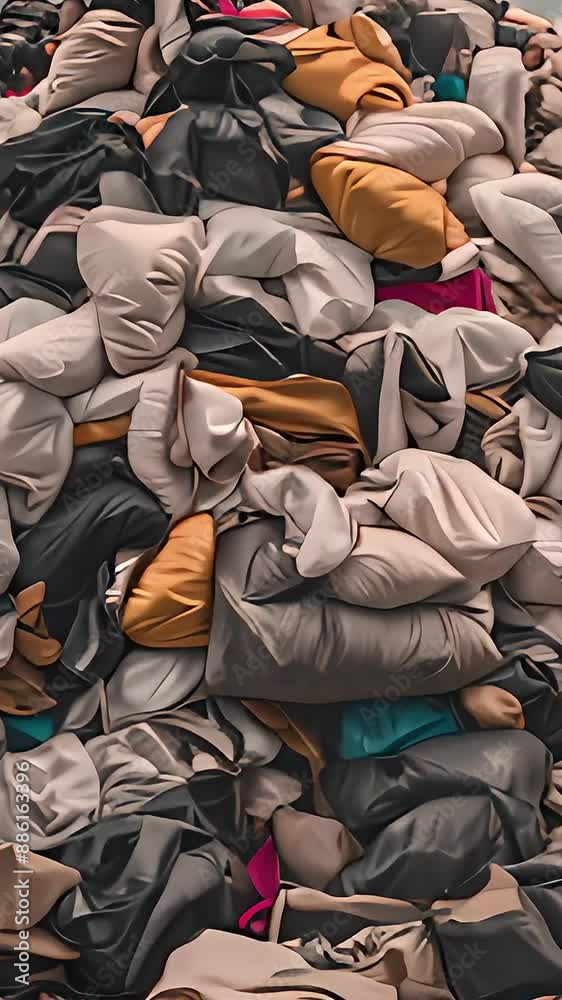 The Environmental Impact of Fashion Waste Clothing Piles in Landfills ...