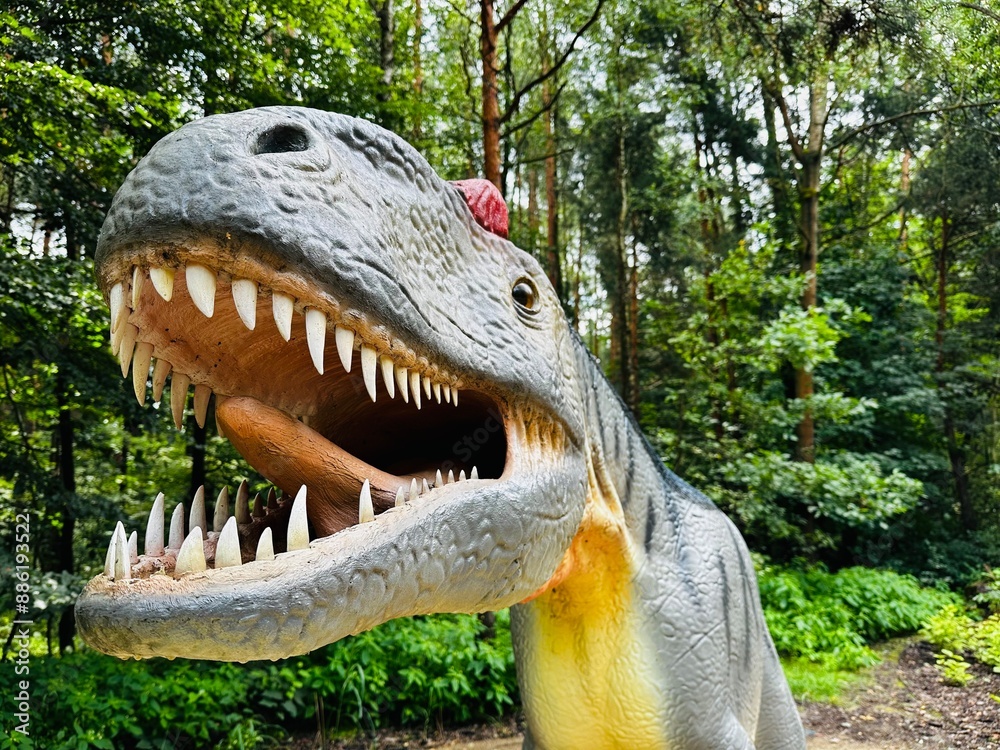 Fotografia do Stock: Allosaurus dinosaur. Realistic figure of an ...
