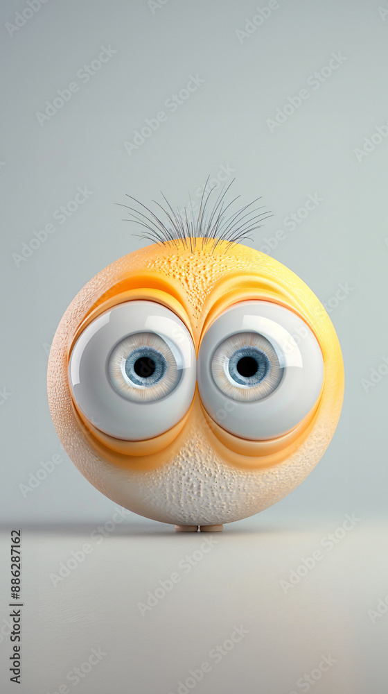 Rolling Eyes Face: A face with one eye rolled up, a smirk, and an ...