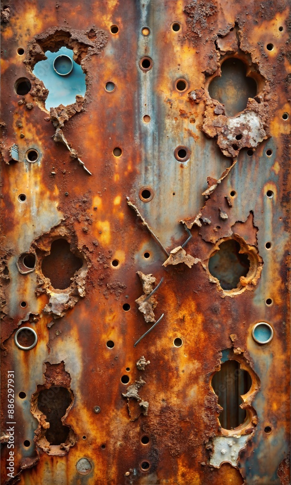 High Resolution Iron Texture with Intricate Details and Natural Rust ...