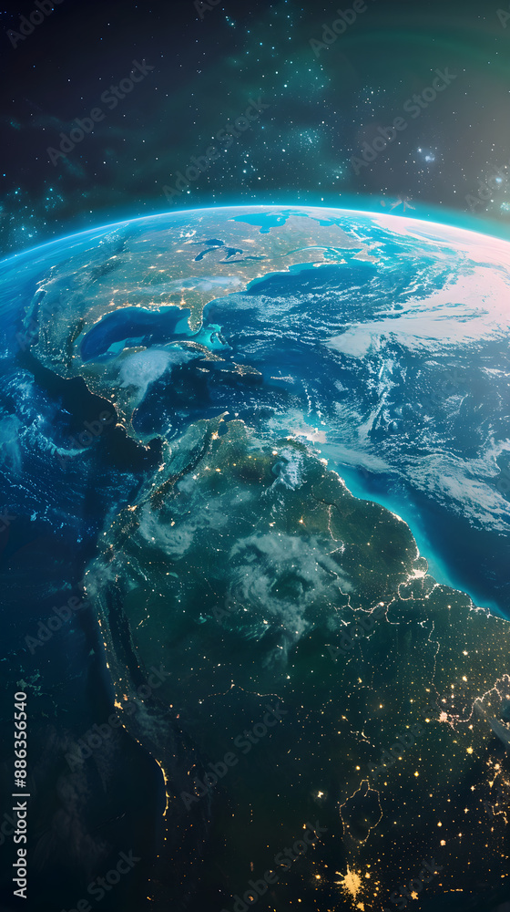 Stunning Earth from Space: A Blue Marble of Life and Fragility Amidst ...