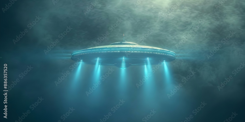 Interstellar Communication UFOs Sending Light Beams to Connect with ...