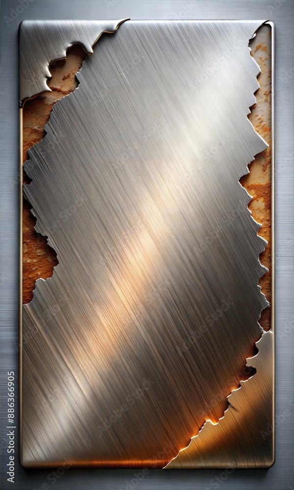 High Resolution Ripped Steel Texture with Intricate Distress Patterns ...