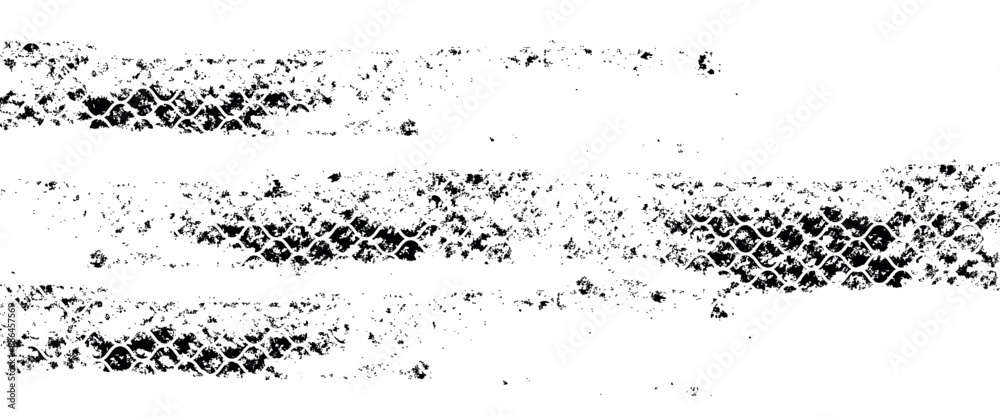 Tire tread marks, wheel textures, tire marks - car racing, motocross ...